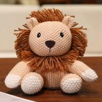 China OEM ODM Custom Knit Toys Wholesale Amigurumi Teddy Bear Dinosaur Plush Doll Baby Crochet Stuffed Animal Toys for sale