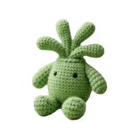 China Cute Owl Hand Crochet Plush Animal Doll Cartoon Crochet Knitted Keychain Doll Custom Crochet Animal Knitted Toys for sale
