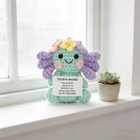 China Crochet Wool Sea Fish Plush Doll Handmade for Cute Sea Creature Gift for sale