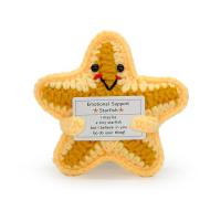 China Crochet Wool Sea Fish Plush Doll Handmade for Cute Sea Creature Gift for sale