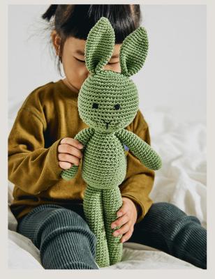 China Baby Gift Crocheted Sheep Amigurumi Toys Handmade Soft Plush PP Cotton Filling Stuffed Doll for Easter Comfort Toy for sale
