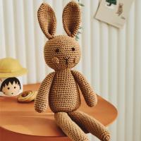 China Baby Gift Crocheted Sheep Amigurumi Toys Handmade Soft Plush PP Cotton Filling Stuffed Doll for Easter Comfort Toy for sale