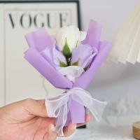 China Wholesale Handmade Scented Soap Flower Bouquet Immortal Rose Eternal Flowers for Mother's Day Valentine's Day Wedding Party Gift for sale