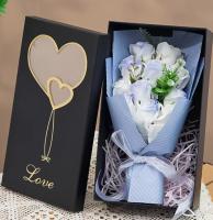 China 11 Heads Artificial Rose Soap Flower Bouquet Gift Box for Mother's Day Valentine's Day & Christmas Gifts for sale