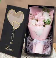 China 11 Heads Artificial Rose Soap Flower Bouquet Gift Box for Mother's Day Valentine's Day & Christmas Gifts for sale