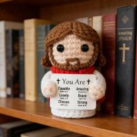 China Uplifting Crochet Jesus Emotional Support Doll-A Gift for Friends, Family, and Colleagues for sale