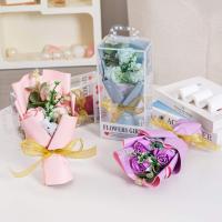 China Cross-border Mother's Day Soap Bouquet English Brand Graduation Season Creative Gift Teacher Lover Rose Simulation Flower Soap for sale
