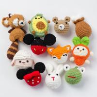 China New Handmade Crochet Knitted Plush Doll Amigurumi for Home Christmas Decoration Gift Keychain for sale