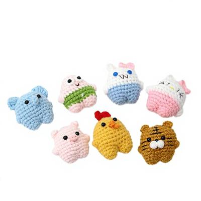 China Wholesale Animal tigers Cats Emotional Support. Handmade Crochet Amigurumi Dolls for Office Home Desktop Decorations Gifts for sale