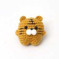 China Wholesale Animal tigers Cats Emotional Support. Handmade Crochet Amigurumi Dolls for Office Home Desktop Decorations Gifts for sale