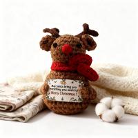 China Christmas Hot Selling Inspirational Textile Crochet Knitted Varies Crochet Knitting Doll Handmade Creative Doll for sale