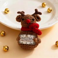 China Christmas Hot Selling Inspirational Textile Crochet Knitted Varies Crochet Knitting Doll Handmade Creative Doll for sale