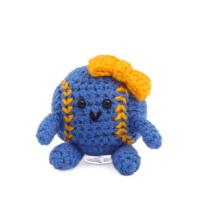 China Wholesale Hot-selling Sports Baseball Handmade Crochet Amigurumi Dolls for Decoration Ornaments Holiday Gifts for sale