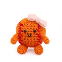 China Wholesale Hot-selling Sports Baseball Handmade Crochet Amigurumi Dolls for Decoration Ornaments Holiday Gifts for sale