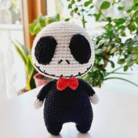 China New Arrival 10 cm Handmade Crocheted Plush Toys Cute Mini Halloween Christmas Knitted Dolls Cotton Fabric PP Cotton for Party for sale