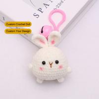 China Custom Handmade Crochet Dolls PP Cotton Cute Stuffed Plush Toy Crochet Keychain Mini Animal Toys Handbag Pendant Gift Decor for sale