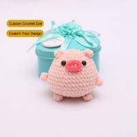 China Custom Handmade Crochet Dolls PP Cotton Cute Stuffed Plush Toy Crochet Keychain Mini Animal Toys Handbag Pendant Gift Decor for sale