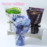 China Eco-Friendly Simulated Rose Soap Flower Bouquet with LED Lighting Graduation Chinese New Year Wedding Gift Box for sale