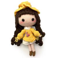 China Customized Handmade Stuffed Crochet Dolls Creative Design Stuffed Hand-Woven Kids Toys for sale