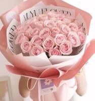 China Scented Handmade Artificial Flowers Valentine's Day Gifts Customizable Wholesale Prices High Quality Soap Flower Bouquet for sale