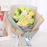 China Wholesale 11 Heads Artificial Rose Carnation Soap Flower Bouquet for Mother's Day & Valentine's Day Gift for sale