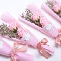 China Wholesale Mother's Day Flower Gift Birthdays Valentine's Day Artificial Scented Soap Rose Flower Bouquets for sale