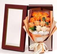 China 18 Rose Soap Flower Bouquet Gift Box Flowers for Valentine's Day，Mother's Day Gifts for sale