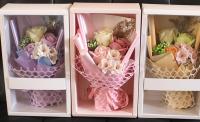 China Hot Sale Soap Flowers Bouquet Gift Box Artificial Flower Dried Flower for Birthday Valentine's Day Christmas for Mother's Day for sale