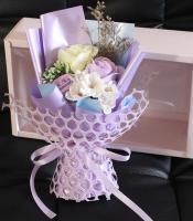 China Hot Sale Soap Flowers Bouquet Gift Box Artificial Flower Dried Flower for Birthday Valentine's Day Christmas for Mother's Day for sale