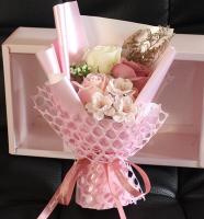 China Hot Sale Soap Flowers Bouquet Gift Box Artificial Flower Dried Flower for Birthday Valentine's Day Christmas for Mother's Day for sale