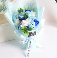 China Mother's Day Gift Artificial Rose Soap Flower Bouquet Valentines Day Gifts for Women for sale