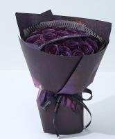China Eco-Friendly Simulated Rose Soap Flower Bouquet with LED Lighting Graduation Chinese New Year Wedding Gift Box for sale