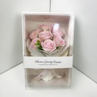 China Handmade Tanabata Eternal Rose Soap Flower Bouquet Gift Box 17×12×5cm Handcrafted Soap Floral Present for Valentine Wedding Holiday Gifting for sale