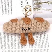 China Fluffy Cloud Knit Charm Doll Soft Yarn Handmade Contemporary Sewing & Weaving Toy with Mini Bag Key Decoration Crochet for sale