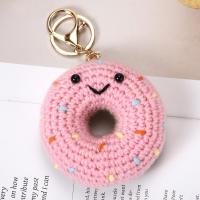 China Fluffy Cloud Knit Charm Doll Soft Yarn Handmade Contemporary Sewing & Weaving Toy with Mini Bag Key Decoration Crochet for sale