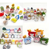 China 200 Styles Custom Text Handmade Kawaii Crochet Pickle Flowers Positive Potato Emotional Support Crochet Animals Doll for sale