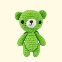 China Wholesale Soft Baby Toy Stuffed Knitted Teddy Bear Crochet Animal Doll for sale