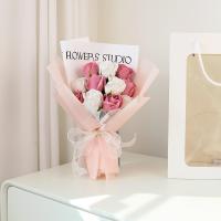 China Roses Bunches Carnations Sunflowers Soap Flower Bouquet Mother s Day Valentine s Day Simulated Bouquet for sale