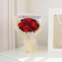 China Roses Bunches Carnations Sunflowers Soap Flower Bouquet Mother s Day Valentine s Day Simulated Bouquet for sale