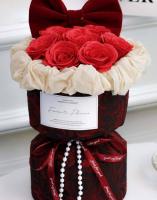 China Mothers Day Rose Soap Flowers Bouquet Gift in Box Red Soap Rose for Valentines Day Gift for sale
