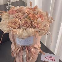 China 21 Heads Fragrant Rose Soap Flower Bouquet Artificial Handcrafted Rose Gift Bouquet  for Valentine Teacher Father Mother Holiday Presents for sale