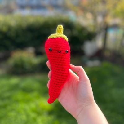 China Children's Crochet Toys Handmade Custom Food Vegetable Crochet Factory Price Crochet Dolls for sale