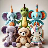 China Wholesale OEM Cute Customized Handmade Stuffed Animal Doll Crochet Toy Baby Gift for sale