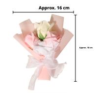 China Wholesale Handmade Scented Soap Flower Bouquet Rose Carnation Mini Square Box Pack for Wedding Mother's Day Multi-Holiday Party Gifts for sale