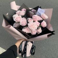 China Scented Handmade Artificial Flowers Valentine's Day Gifts Customizable Wholesale Prices High Quality Soap Flower Bouquet for sale