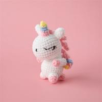China New Amigurumi Handmade Plush Toys Crochet Doll Gift Decoration Stuffed Animal Unicorn for Boys Girls for sale