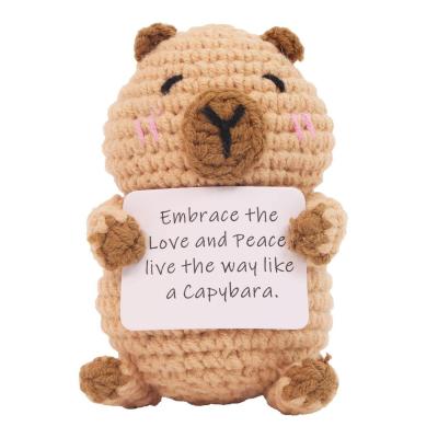 China Hand Crochet Positive Energy Potato Stuffed Food Plush Toy Wholesale Supply Cute Personalized Crochet Fries Amigurumi Dolls for sale