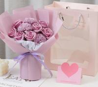 China Hot Sell Soap Flowers Bouquets for Mother's Day Valentine's Day Gift for sale