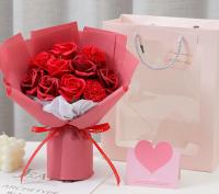 China Hot Sell Soap Flowers Bouquets for Mother's Day Valentine's Day Gift for sale