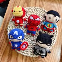 China Wholesale Hot Sale Handmade Crochet Plush Toys Animal Characters Anime Figures for sale